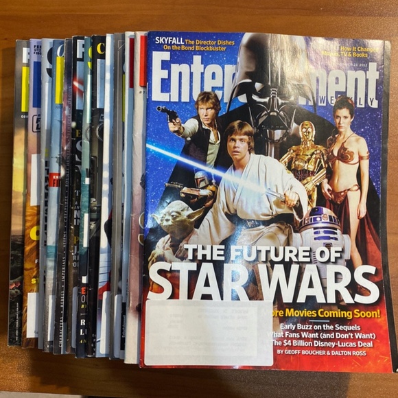 Other | Ew Magazine Star Wars Lot Of 12 | Poshmark